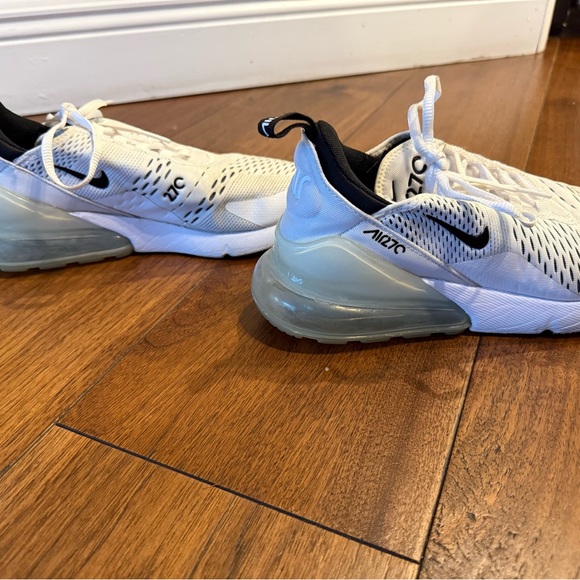 Nike | Shoes | Nike White And Black Air Max 27 Sneakers | Poshmark